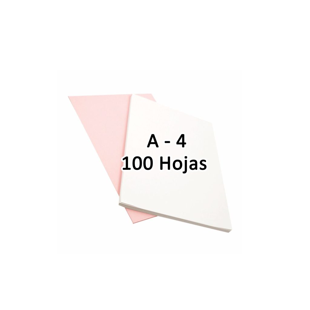 Papel Sublimación Rosado A4 – Secado Instantáneo – Sublimoda